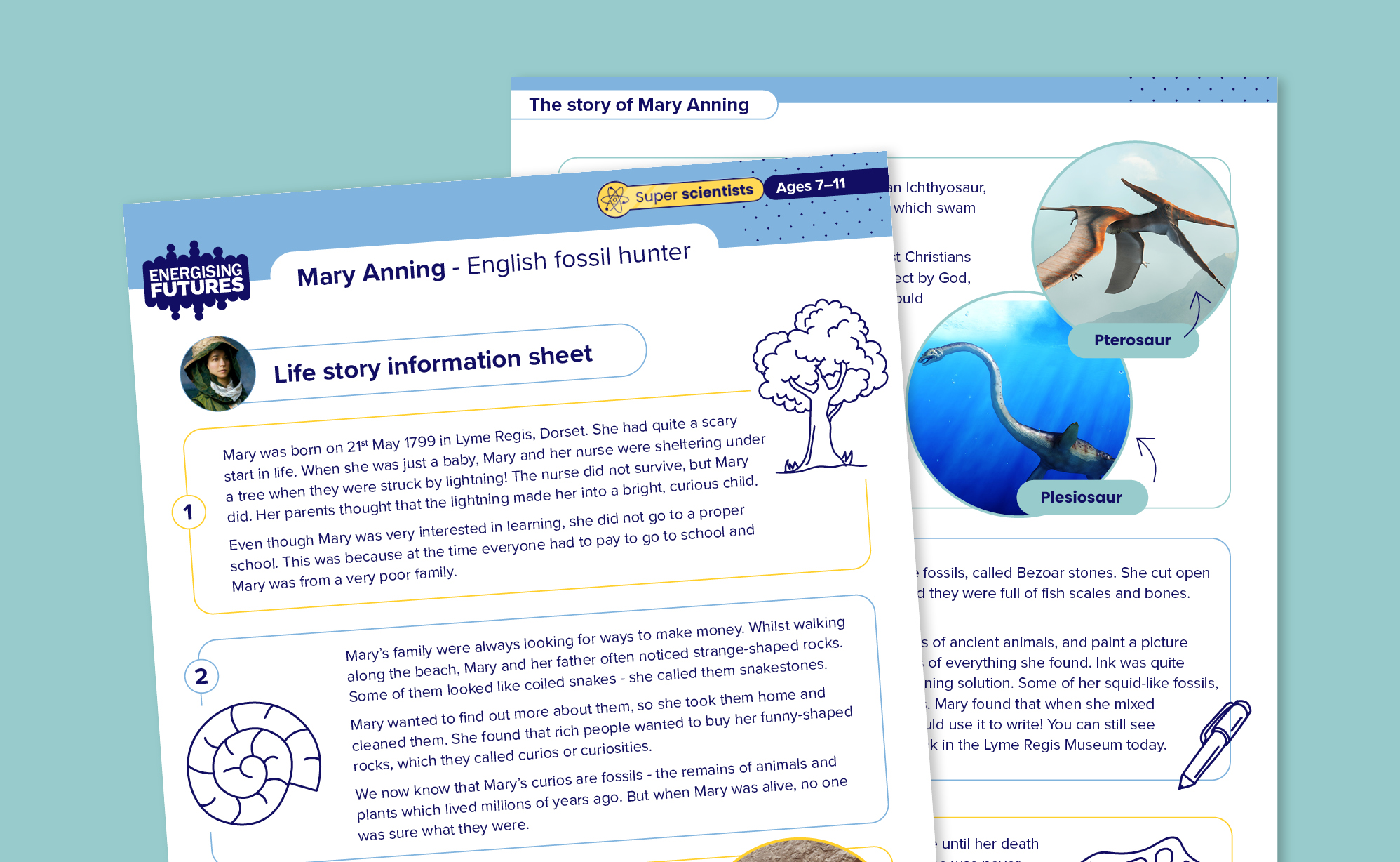 Mary Anning life story | Energising Futures