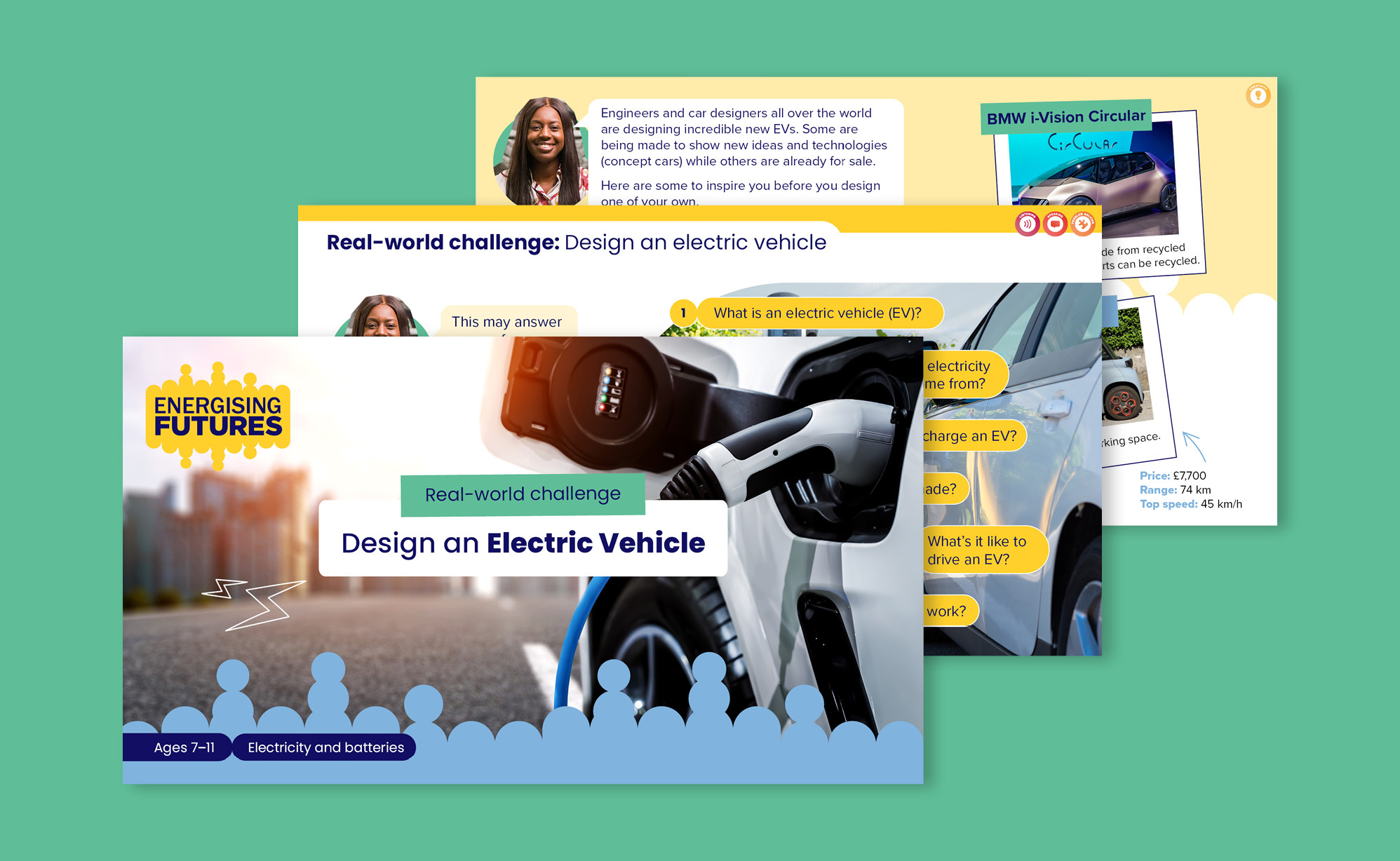 Design an electric vehicle challenge presentation | Energising Futures