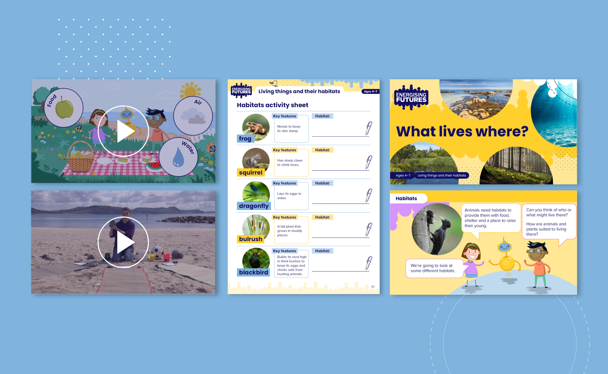 Introducing living things and their habitats | Energising Futures