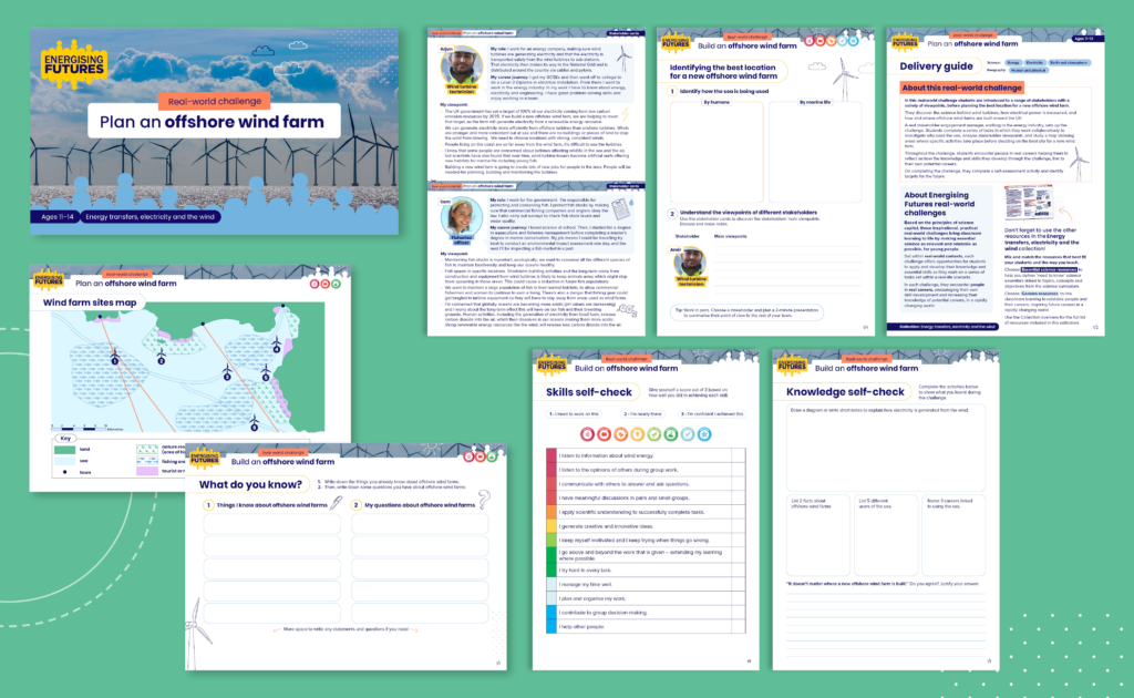 Plan an offshore wind farm challenge | Energising Futures