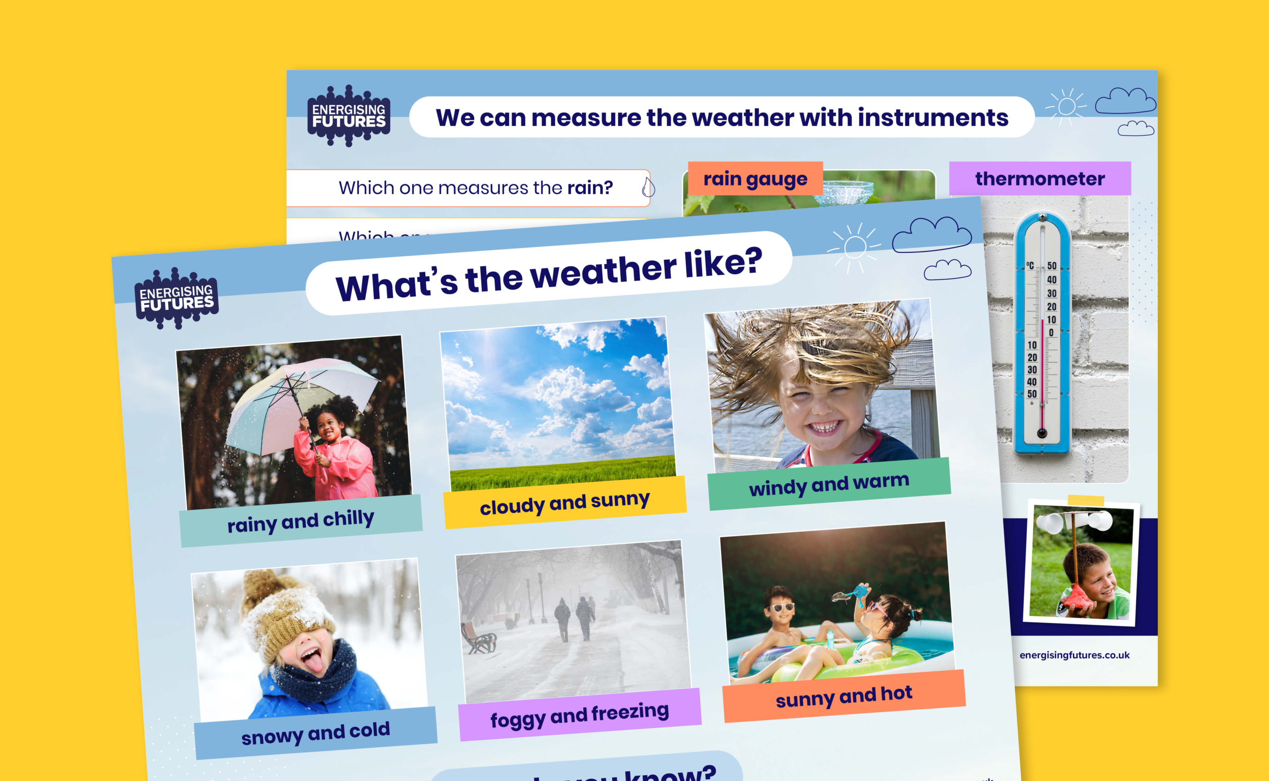 Weather watchers poster | Energising Futures