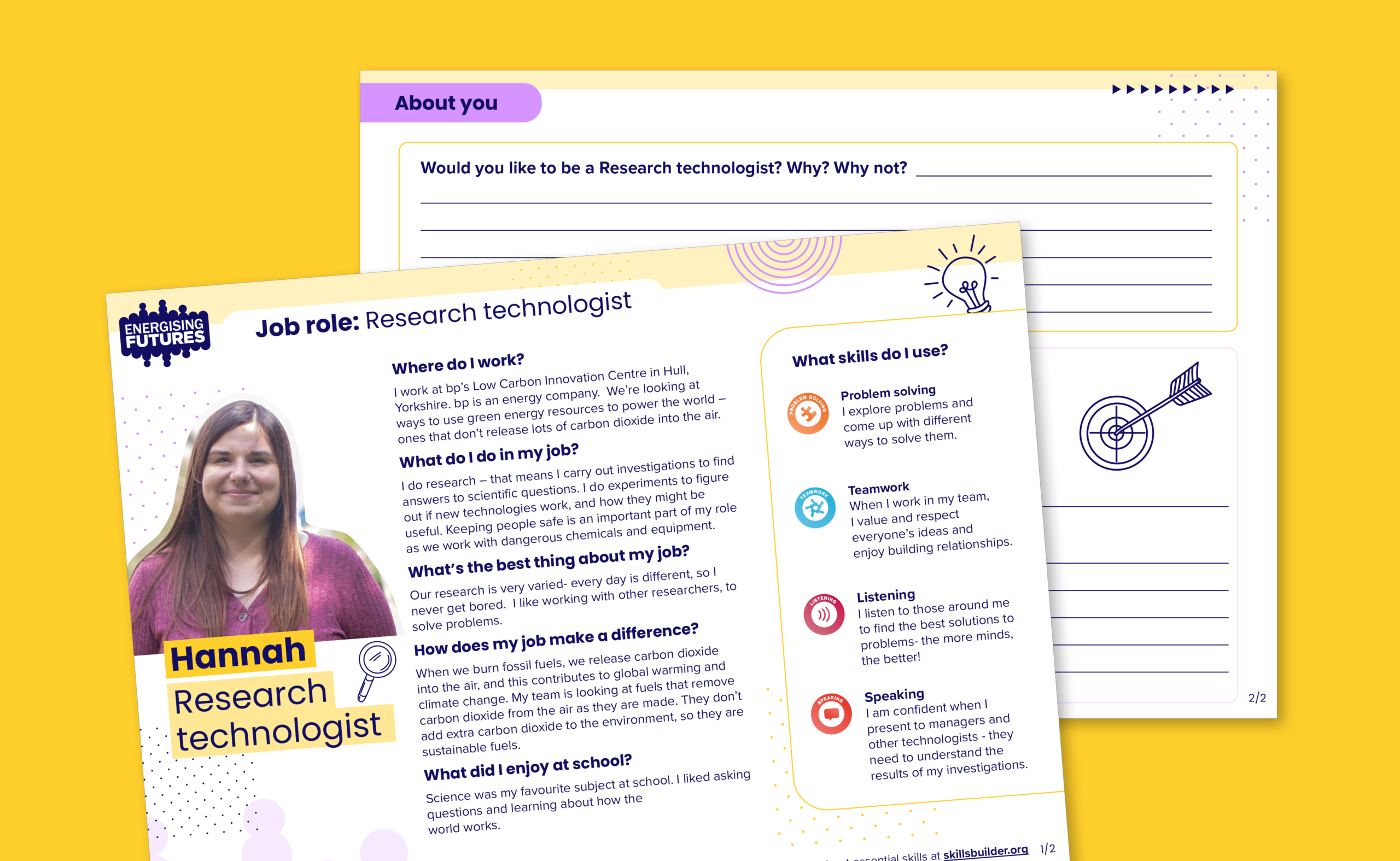 Meet a research technologist job card | Energising Futures