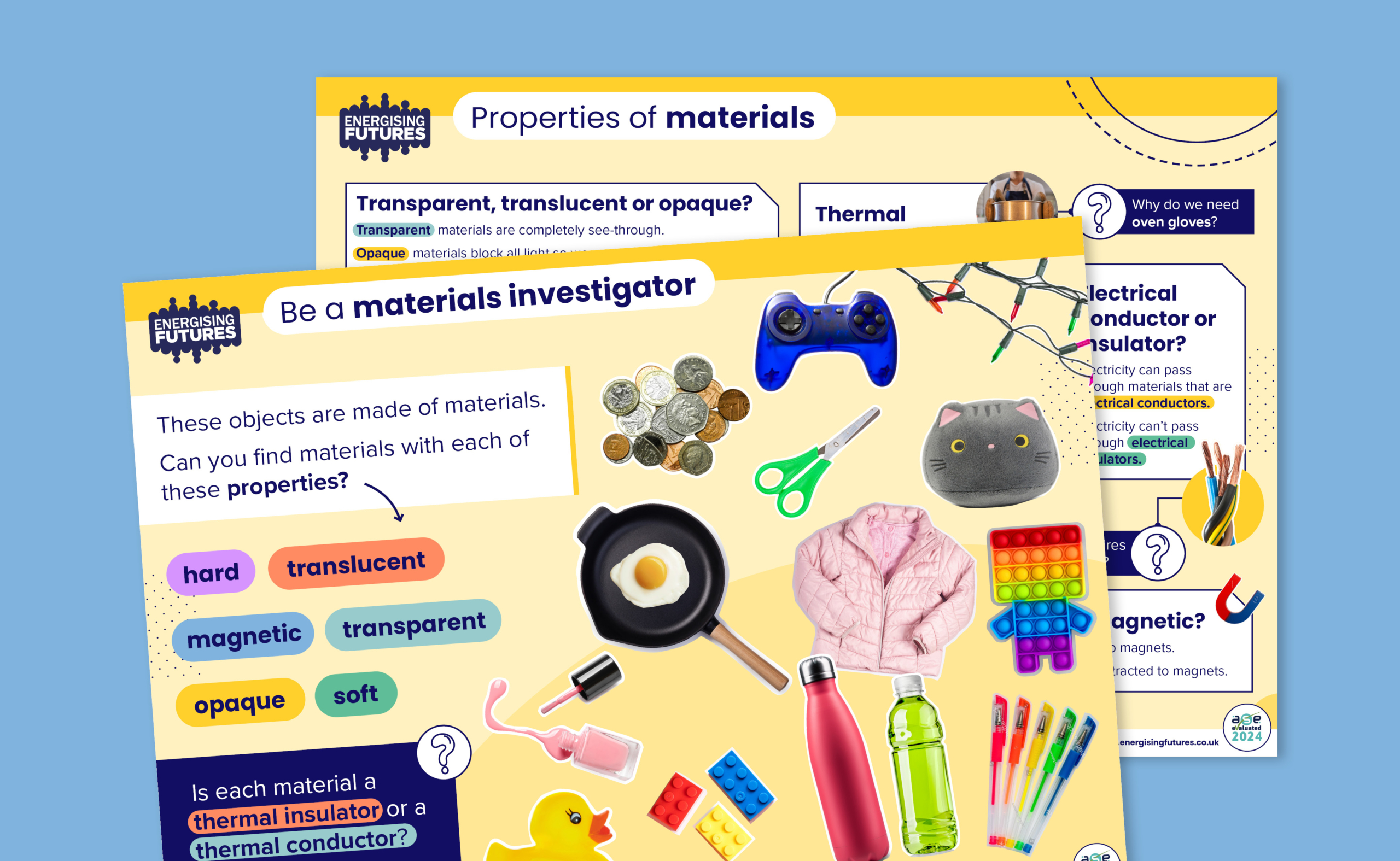 Be a materials investigator poster | Energising Futures