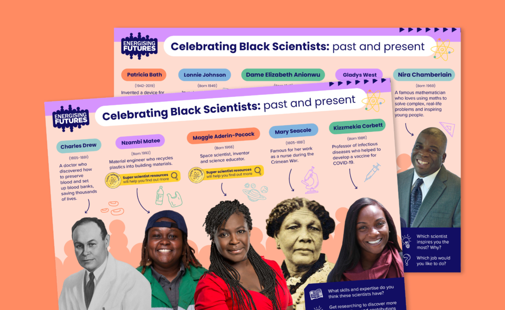Celebrating Black Scientists poster (primary) | Energising Futures