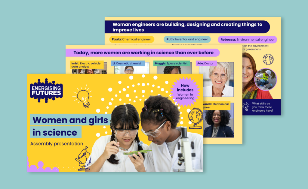 Women and girls in science primary assembly | Energising Futures