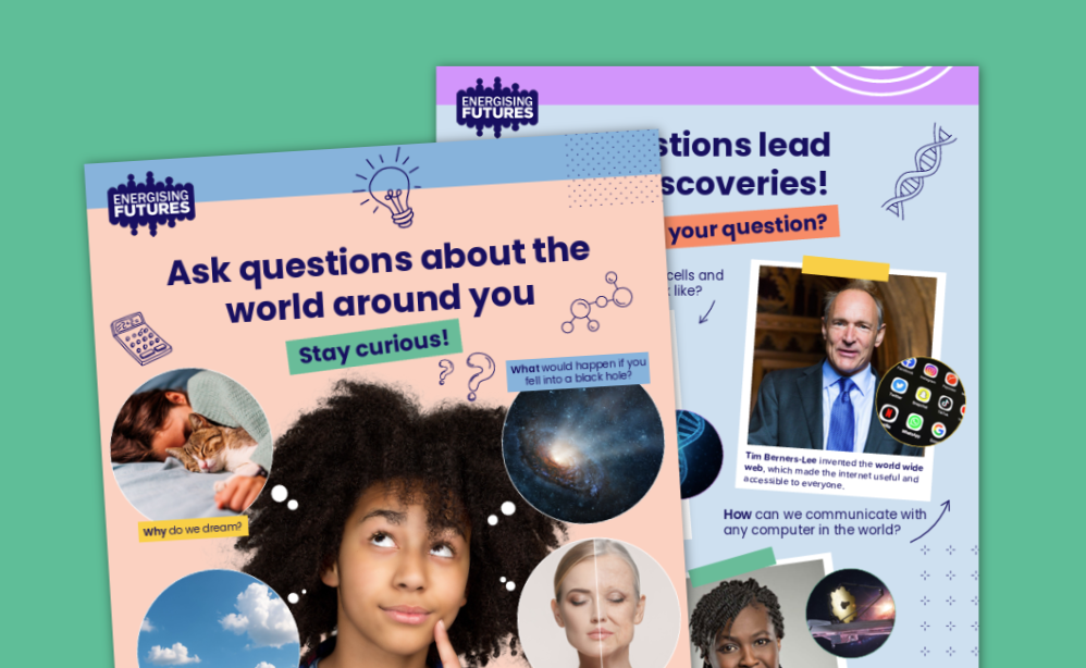 Asking questions poster (11-14) | Energising Futures