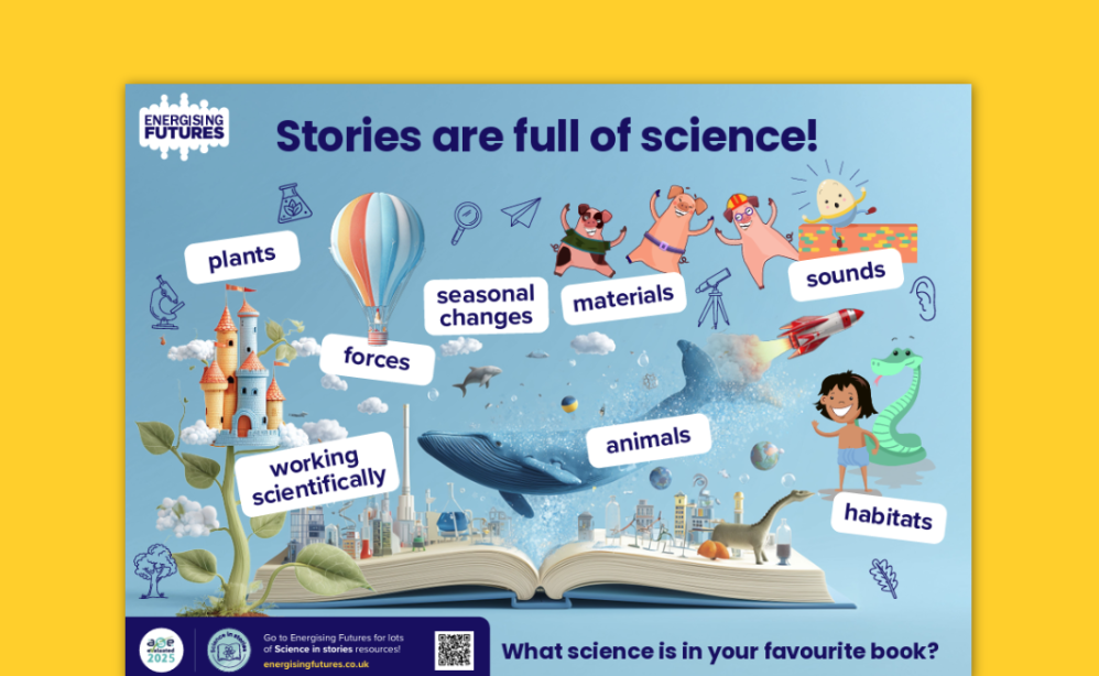 Stories are full of science poster (4-11) | Energising Futures